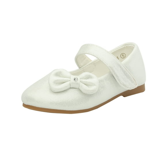 Girls' White Dress Shoes