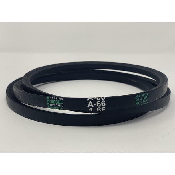 A66 Classic Wrapped V-Belt 1/2 x 68in Outside Circumference - Walmart.com