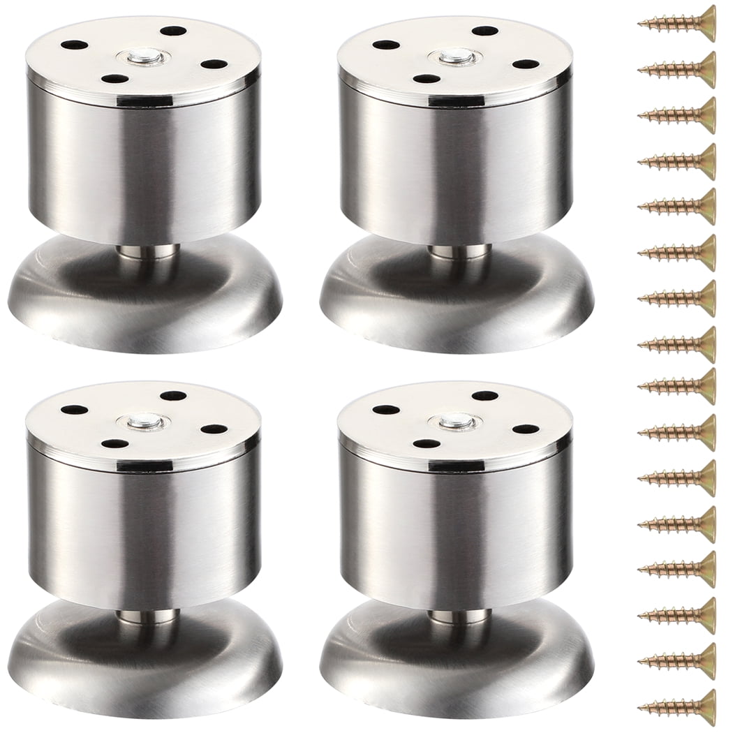 4PCS Adjustable Furniture Legs, Stable Metal Cabinet Legs, Stainless ...