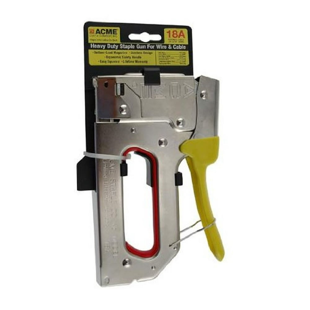 Acme Staple 654018B 18A Staple Gun with Bottom-Load Magazine for Crown ...