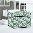 ZIATUBLE Palm Leaves Sewing Machine Dust Cover Pattern Protective Cover ...