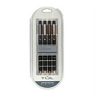 TUL BP3 Retractable Ballpoint Pens, Fine Point, 0.8mm, Black Ink ...