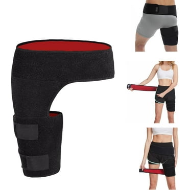 LZHF Hip Support Groin Brace - Hamstring Compression Wrap Sciatica Pain ...