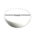2 Piece Art Shape Half Round Styrofoam Polystyrene Ball (12 Inch) for ...