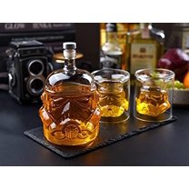 Viski Faceted Whiskey Decanter, Liquor Carafe, Party, Home Bar Gifts ...