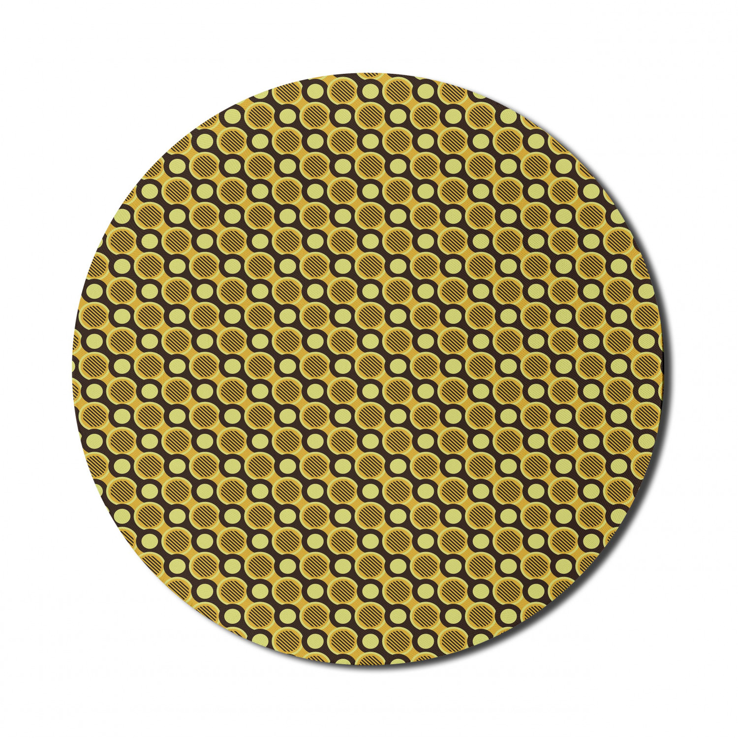Retro Mouse Pad for Computers, Abstract Diagonal Chains Pattern Along ...