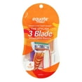 Equate Women's 3 Blade Multi-Color Disposable Razors, Color May Vary (4 ...