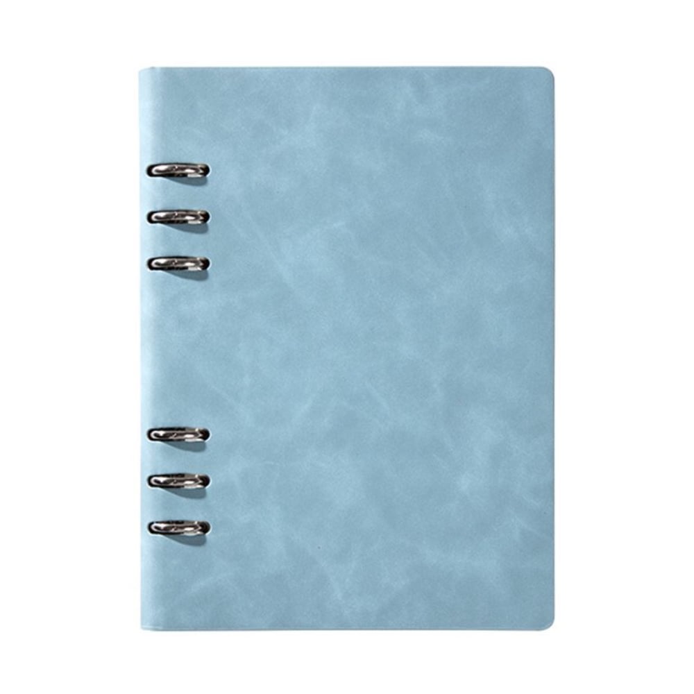 PEACNNG Creative A5 Notepad Loose-leaf Notebook 6 Round Ring Binder ...