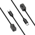 2 Pieces Fit 3 Cord with USB C and USB A 100cm ABS Durability - Walmart.com