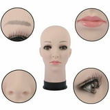 GEX Bald Mannequin Head Makeup Female Professional Cosmetology for Wig Making Display Wigs ...