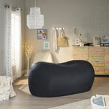 Noble House Logan Bean Bag Chair, Black - Walmart.com
