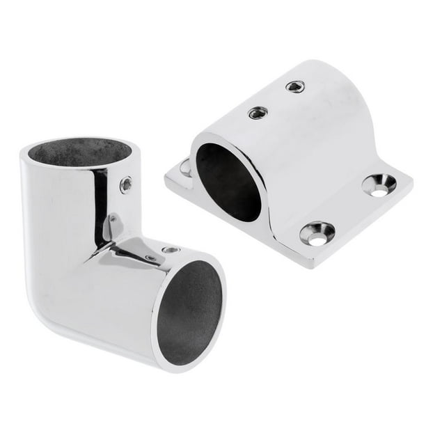 Colocaciones del pasamanos del yate del acero inoxidable Base del rectángulo del codo de ...