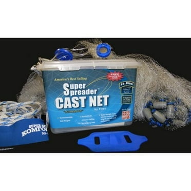 Betts 4PM Old Salt Mono Cast Net 4' 3/8" Mesh 1 lb Lead per Ft Boxed ...