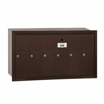 Salsbury Industries 3507SRU Vertical Mailbox - 7 Doors - Sandstone ...