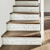 White Brick Peel and Stick Giant Wall Decals - Walmart.com