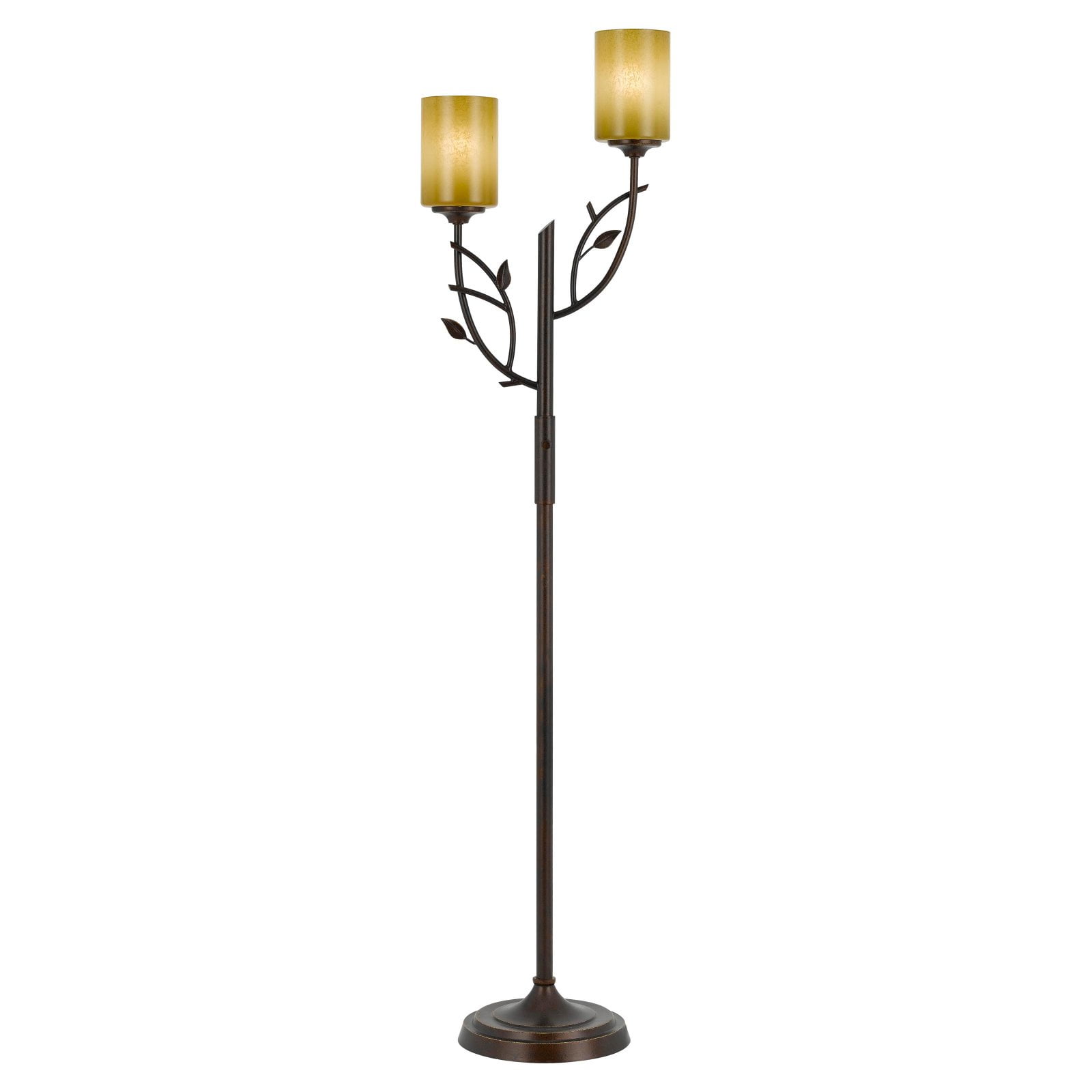 Cal Lighting Iron Floor Lamp in Rust - Walmart.com