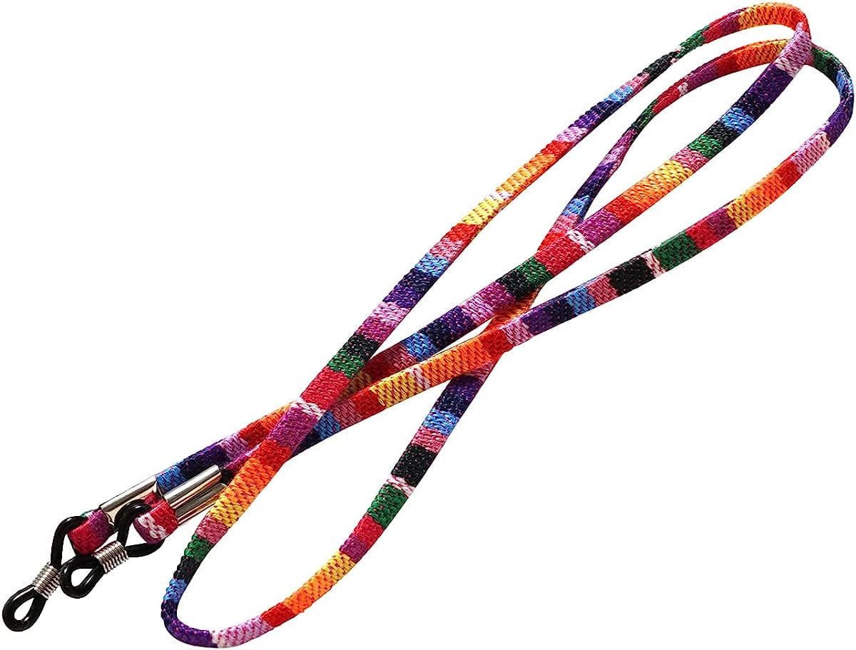 Colorful Eyeglasses Retainer, Cotton Glasses Strap, Sports Eyeglass ...