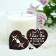 Double Sided Wooden Rotating Photo Frames with DIY Word Heart Charm for ...