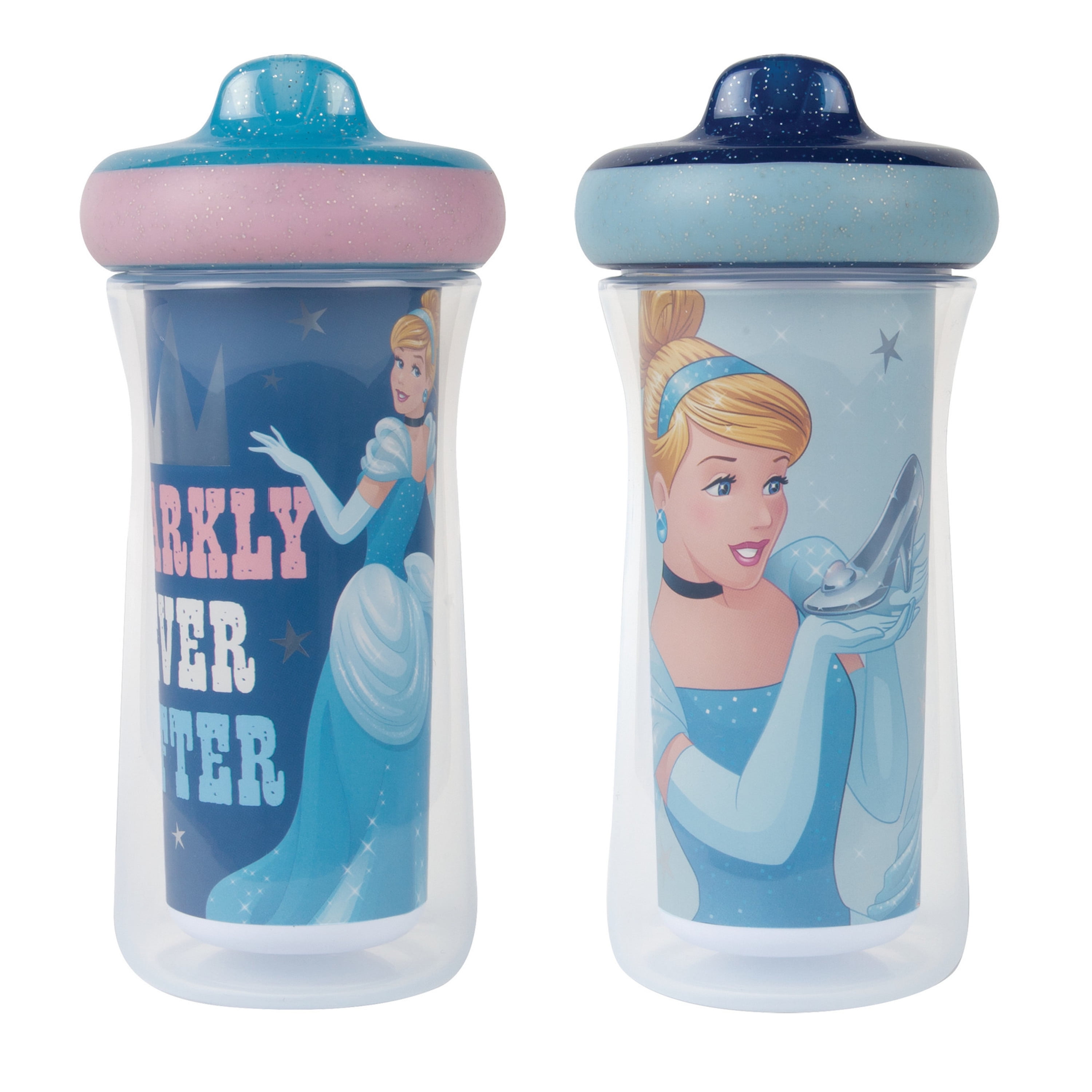 Disney Cinderella Insulated Sippy Cup 9 Oz - 2pk - Walmart.com