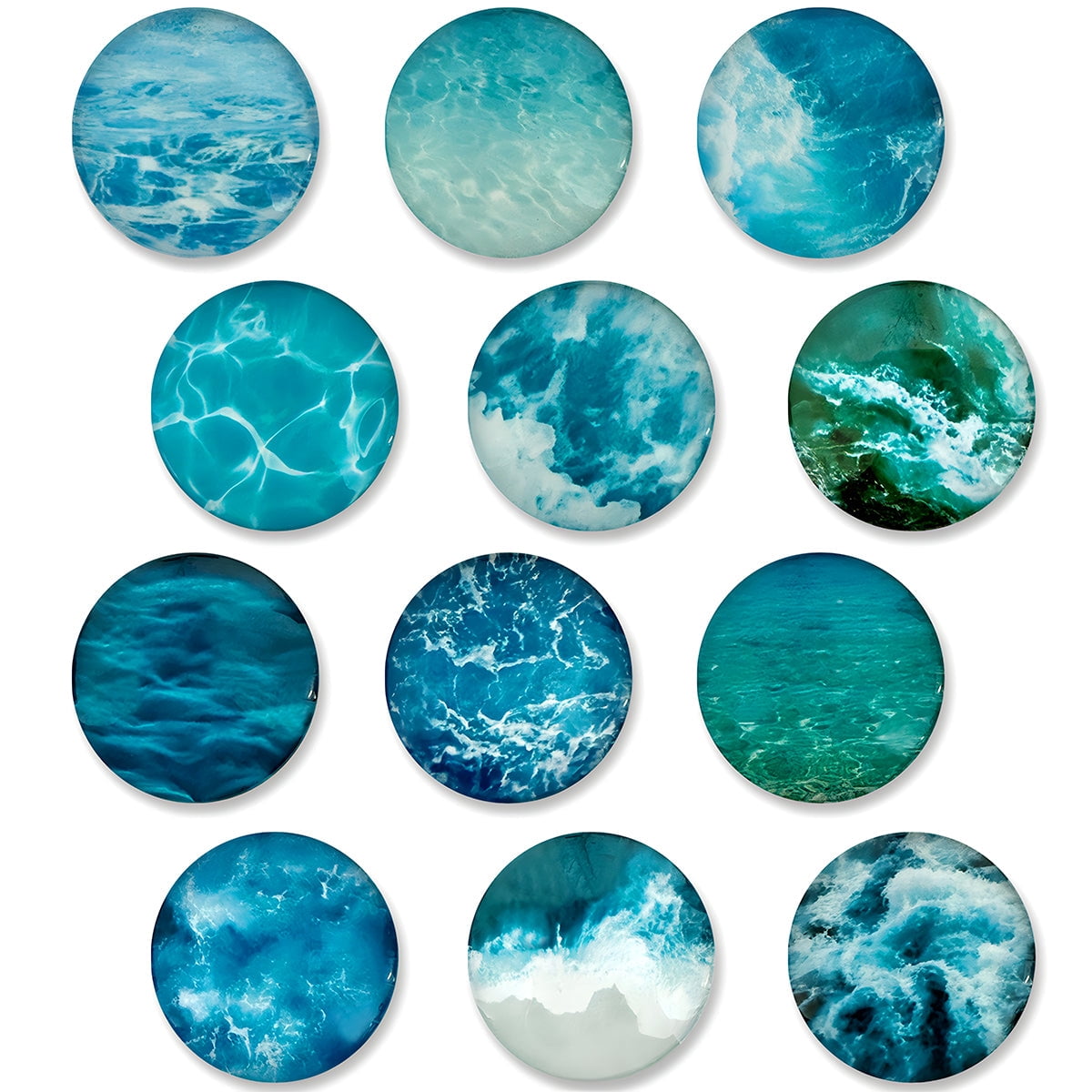 Wrapables Crystal Glass Magnets, Refrigerator Magnets for Office ...