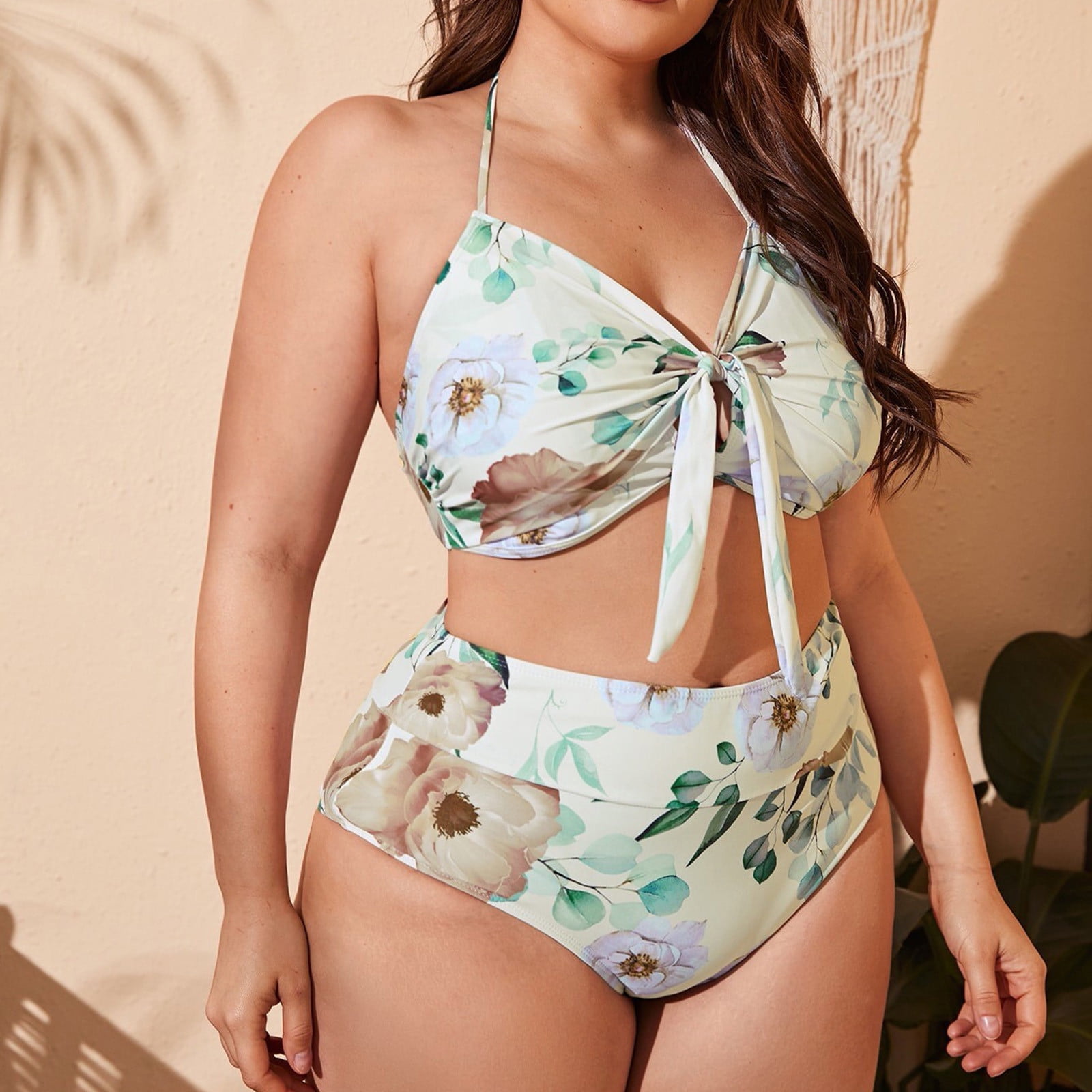 Azxy Plus Size Bikini For Women Swimsuits For Women Tummy Control 2