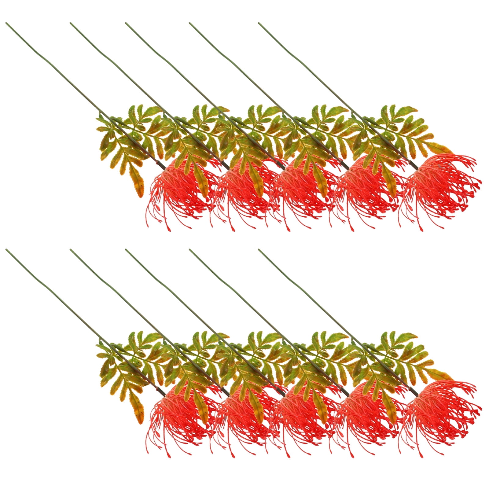 10 piezas de tallos de flores artificiales, flores de lirio, tallos de ...