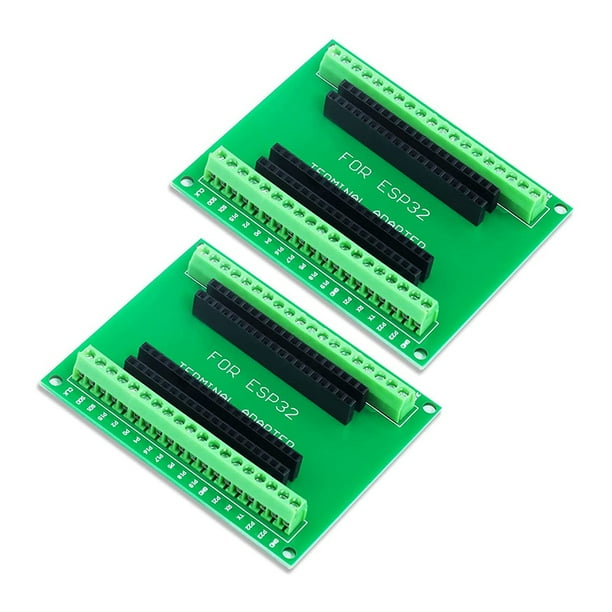 2Pcs ESP32 Breakout Board GPIO 1 Into 2 for 38PIN Narrow Version ESP32 ... 2Pcs ESP32 Breakout Board GPIO 1 Into 2 for 38PIN Narrow Version ESP32 ...