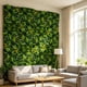 Artificial Hedge Fence Expandable Faux Leaf Screen Panel Decorative ...
