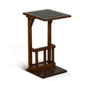 Sunny Designs Sedona 12.5" Traditional Wood Sofa Mate Table in Rustic ...