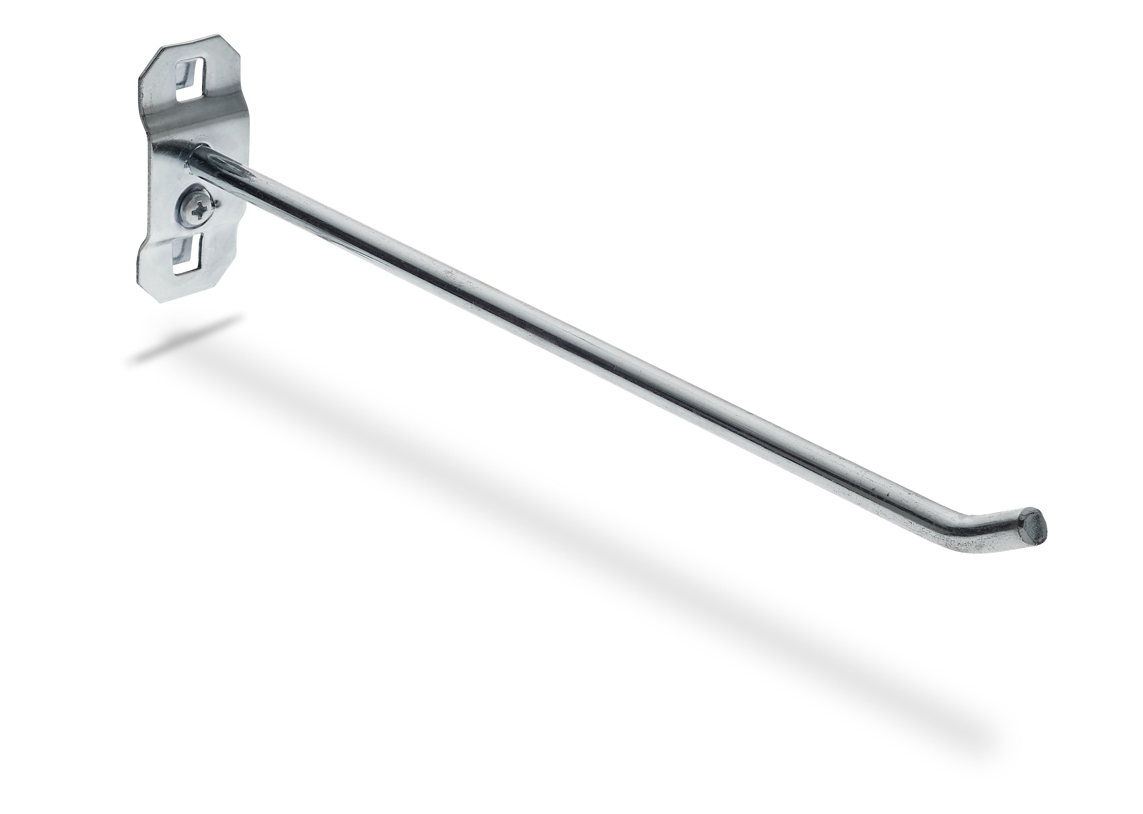 Triton Products® LocHook 8" Single Rod 30-Degree Bend 1/4"D Zinc Plated ...