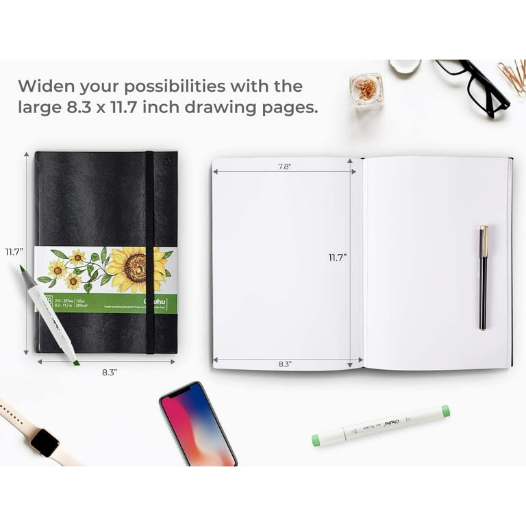 Alcohol Marker Paper A4 Marker Sketchbook - 70 Sheets 130GSM Heavy ...