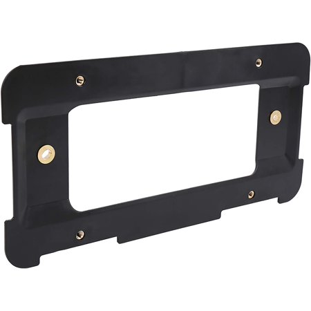 Black Rear License Plate Bumper Mounting Holder Bracket W/ 6 Screws for ...