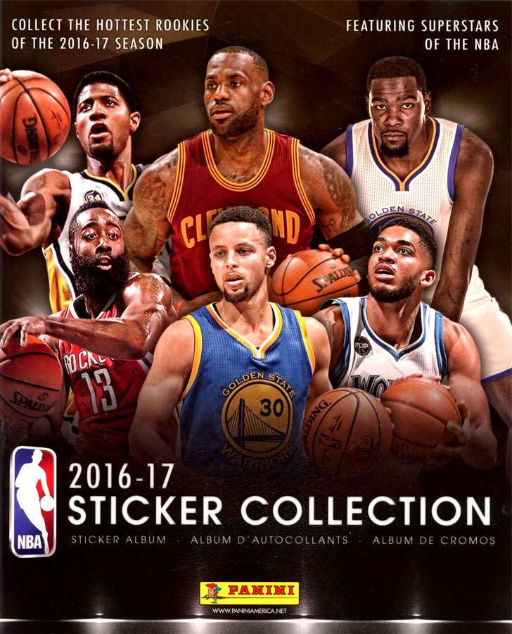 NBA Basketball 2016-17 Sticker Collection 2016-17 NBA Sticker ...