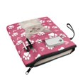 HELLHERO Cat Paw Print Pattern Retro Polyester Book Cover for Readers ...