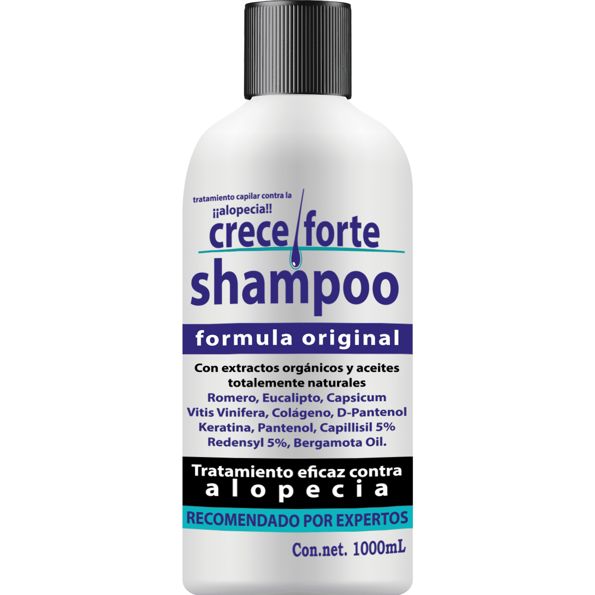 Shampoo VivoNatural Crece Forte 1 litro contra Alopecia | Walmart en línea