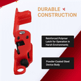 Red Electrical Box Circuit Breaker Lockout, Tagout Breaker Box Lock for ...