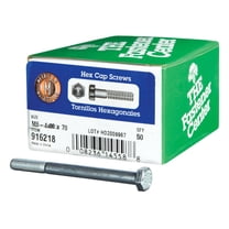 Hillman M6-1.00 mm Metric Heat Treated Zinc Steel Hex Head Cap Screw ...