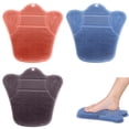 1 pcs Shower Foot Scrubber,Shower Foot and Back Scrubber with Suction ...