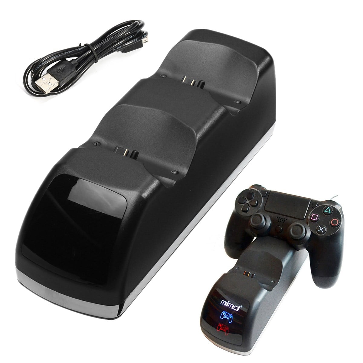 Dual Controller Charger Dock Station Stand For Sony PS4 Game Accessory ...