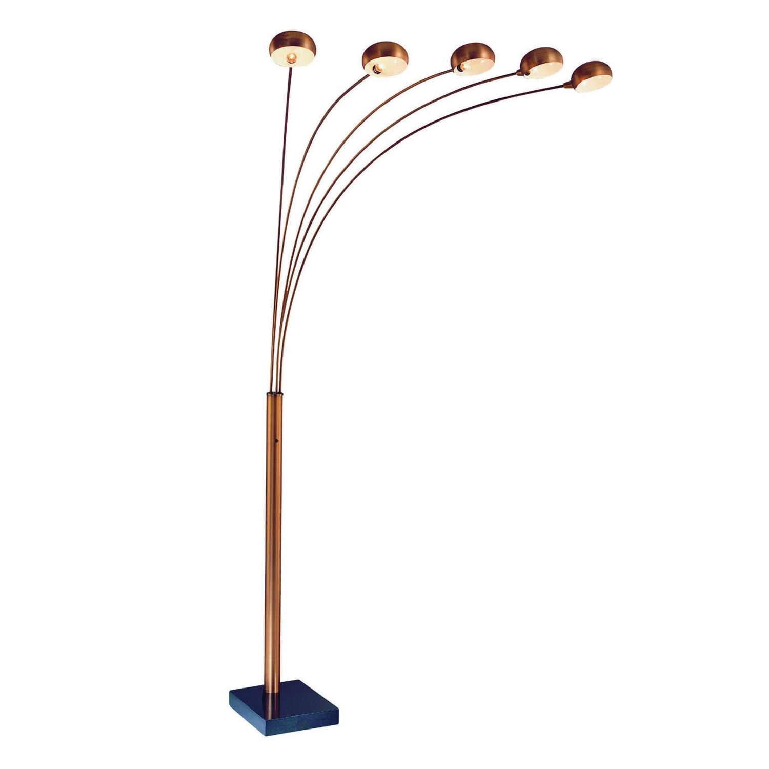 Lite Source Multi-lite Arch Lamp in Bronze made of Metal - Walmart.com