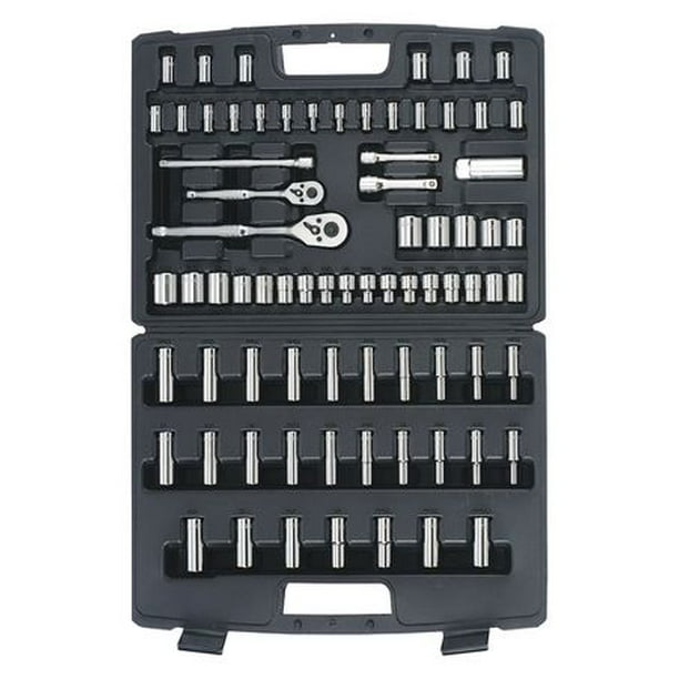 STANLEY 96-010 75-Piece Mechanics Tool Set, Chrome - Walmart.com ...