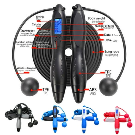 Skipping Rope Electronic Jumping Rope Adults Digital electronic ...