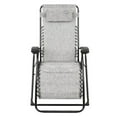 Guidesman Recline Folding Patio Deck Lounge Chair, Portable Steel Zero ...