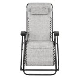 Guidesman Recline Folding Patio Deck Lounge Chair, Portable Steel Zero ...