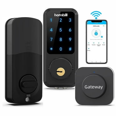 SMONET Fingerprint Front Door Lock Set - Smart Locks Keypad Front Door ...