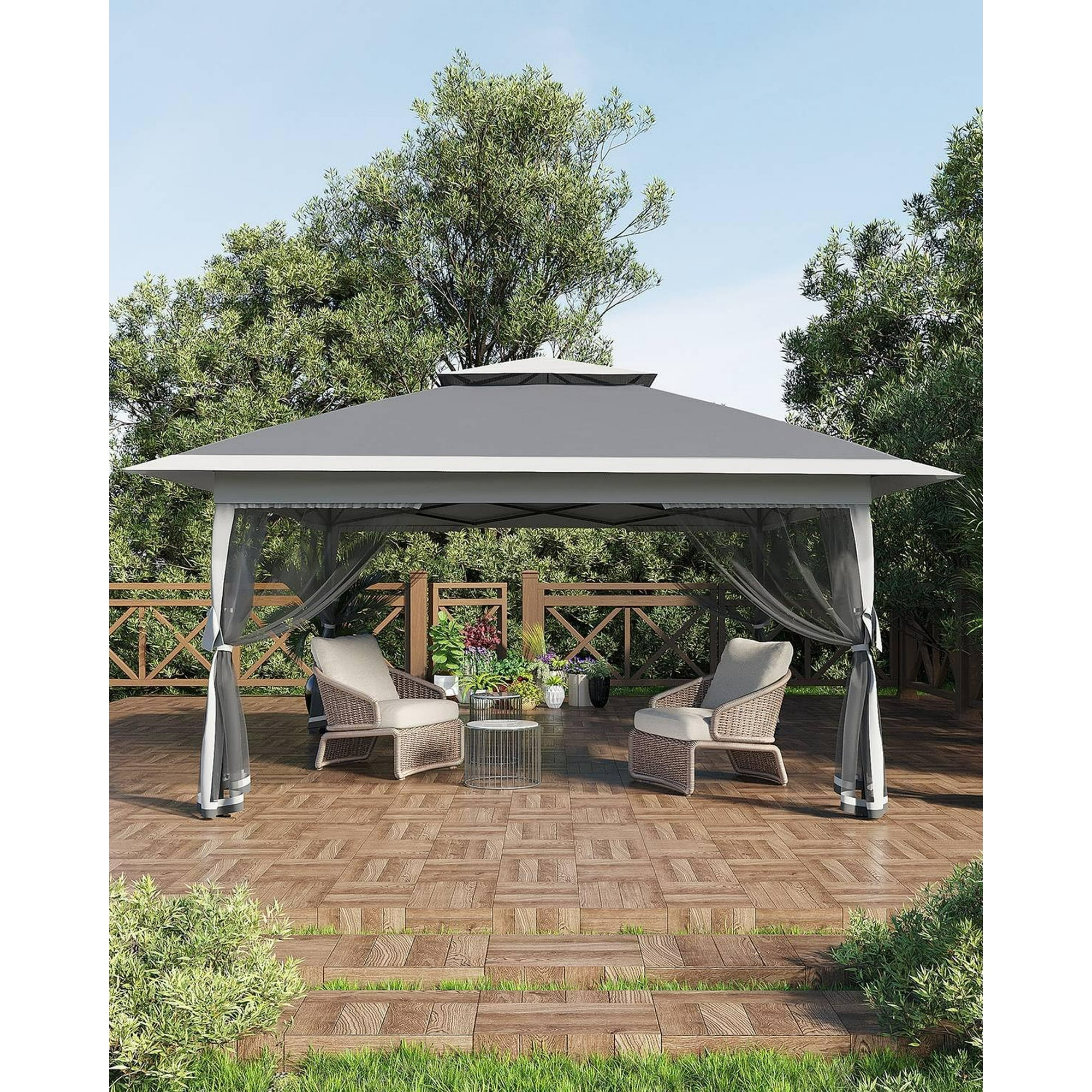 Click here for Bingirl 12x12 Pop Up Gazebo Outdoor Canopy Shelter... prices