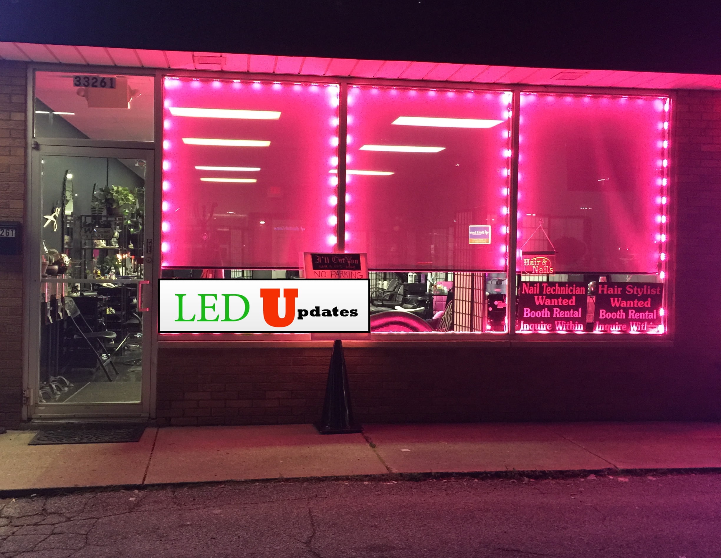 40ft Storefront Magenta hot pink LED Light module 5630 with UL 12v AC ...