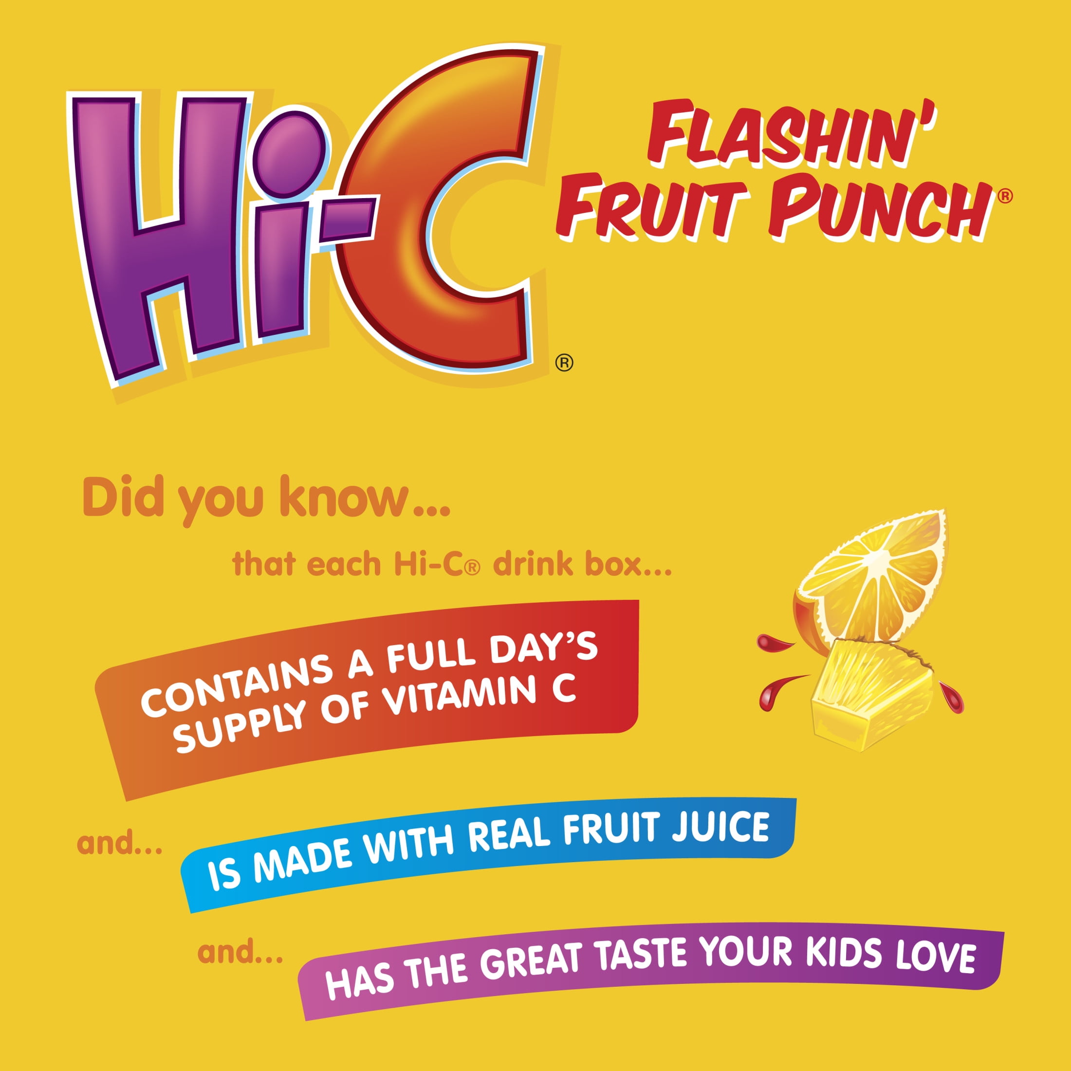 Hi-C Juices for Breakroom - Convenient Individual Servings Hi-C Juices for Breakroom - Convenient Individual Servings