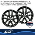 Coast To Coast IMP425BLK 5 Split Spoke Gloss Painted 18 Wheel Cover ...