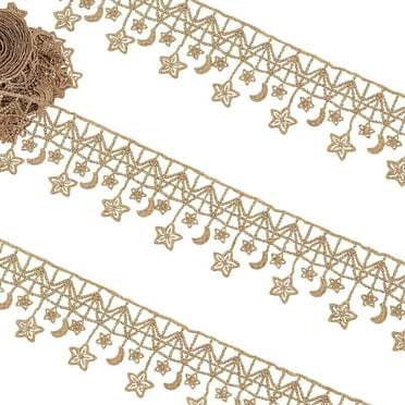 21.87 Yards Polyester Braid Trim Gold Lace Trim Line Wave Pattern Gimp ...